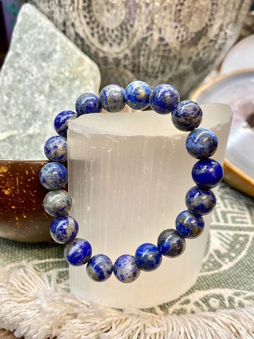 Mohutný ultramarínový náramok "Archanjel Michael" :: Čarokamene